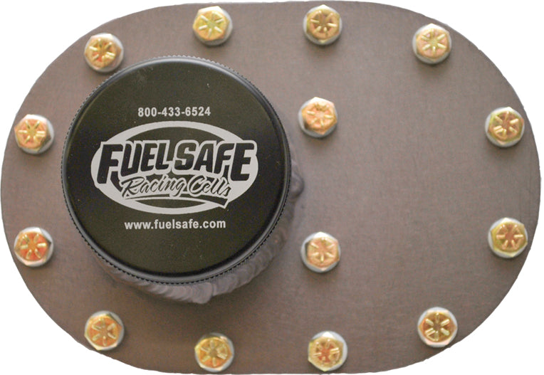 Standard 4x6 Fill Plate- Aluminum - with 2.5" Threaded Cap