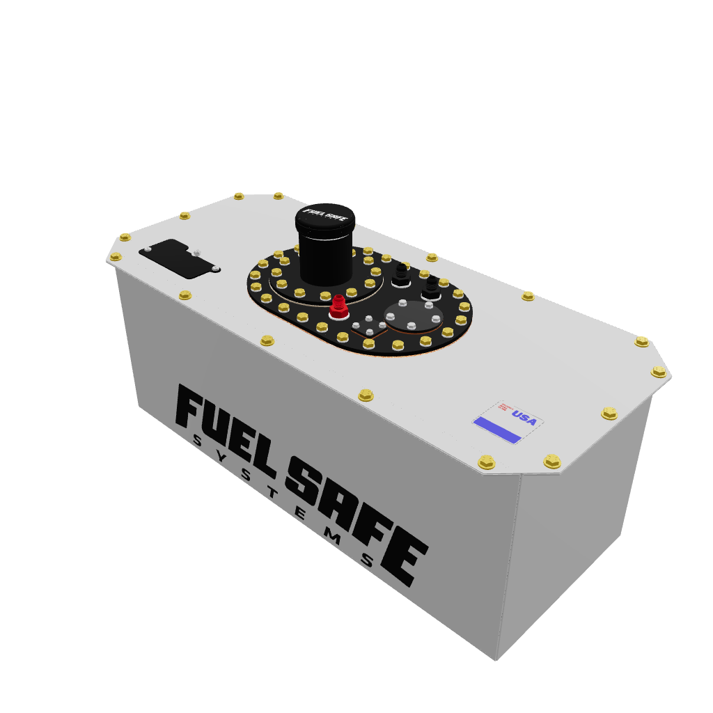 Race Safe® Complete Aluminum Fuel Cell 15 Gallon, RS215-AEF